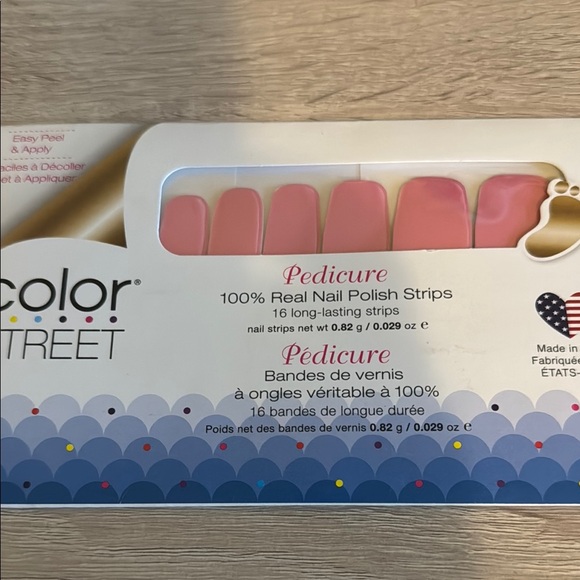 Color Street | Makeup | Color Street Pink Pedicure Nail Polish Strips ...